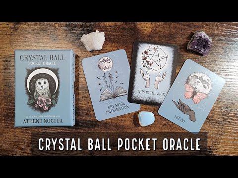 Crystal ball pocket oracle cards – Sacredlotus.eu